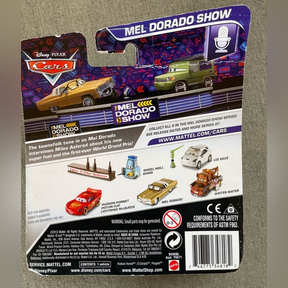 Toys | Disney Pixar Cars Diecast213 Mel Dorado | Poshmark